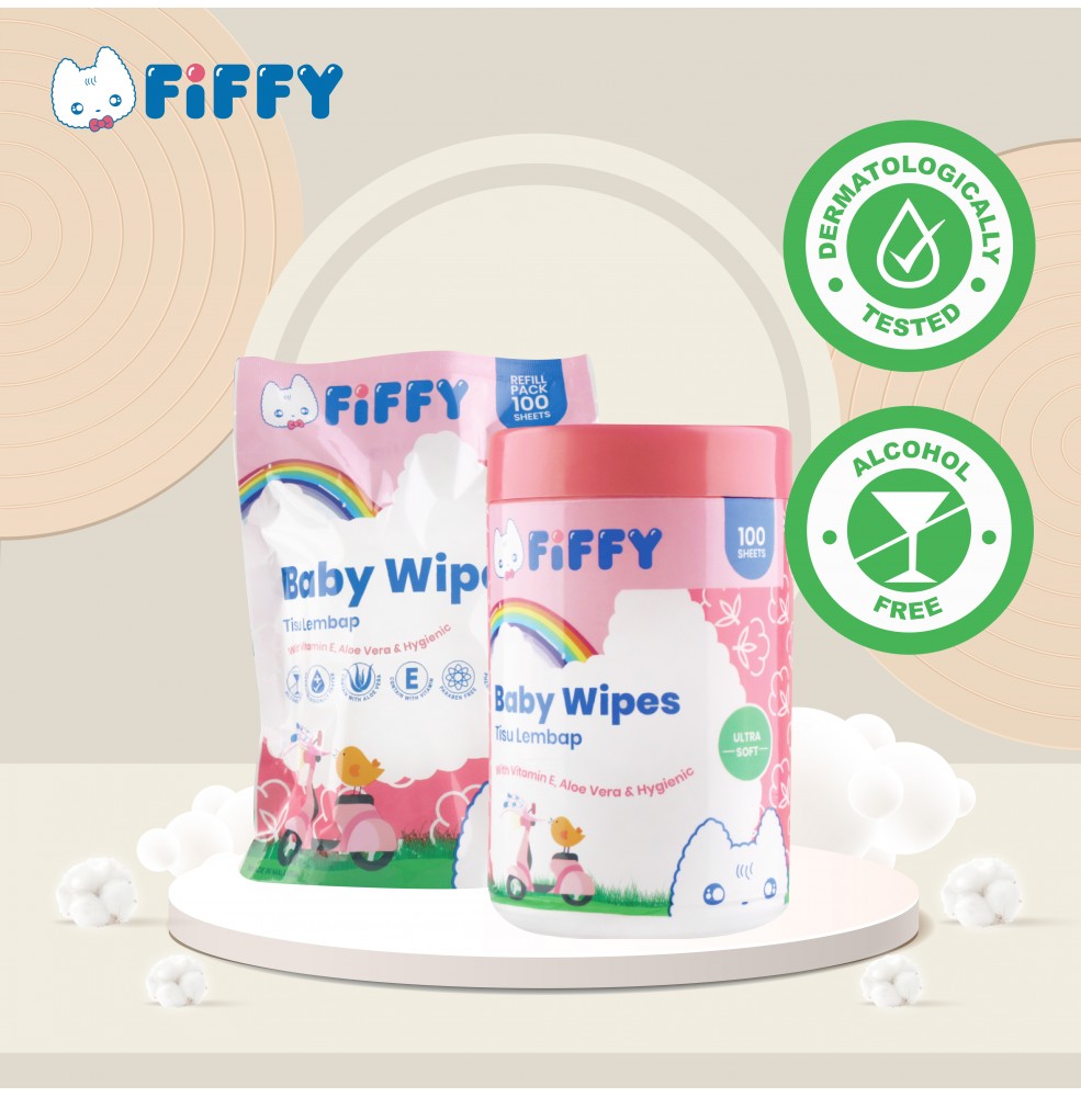 FIFFY ULTRA SOFT WIPES COMBO PACK (1 CAN+ 2 REFILL PACK)