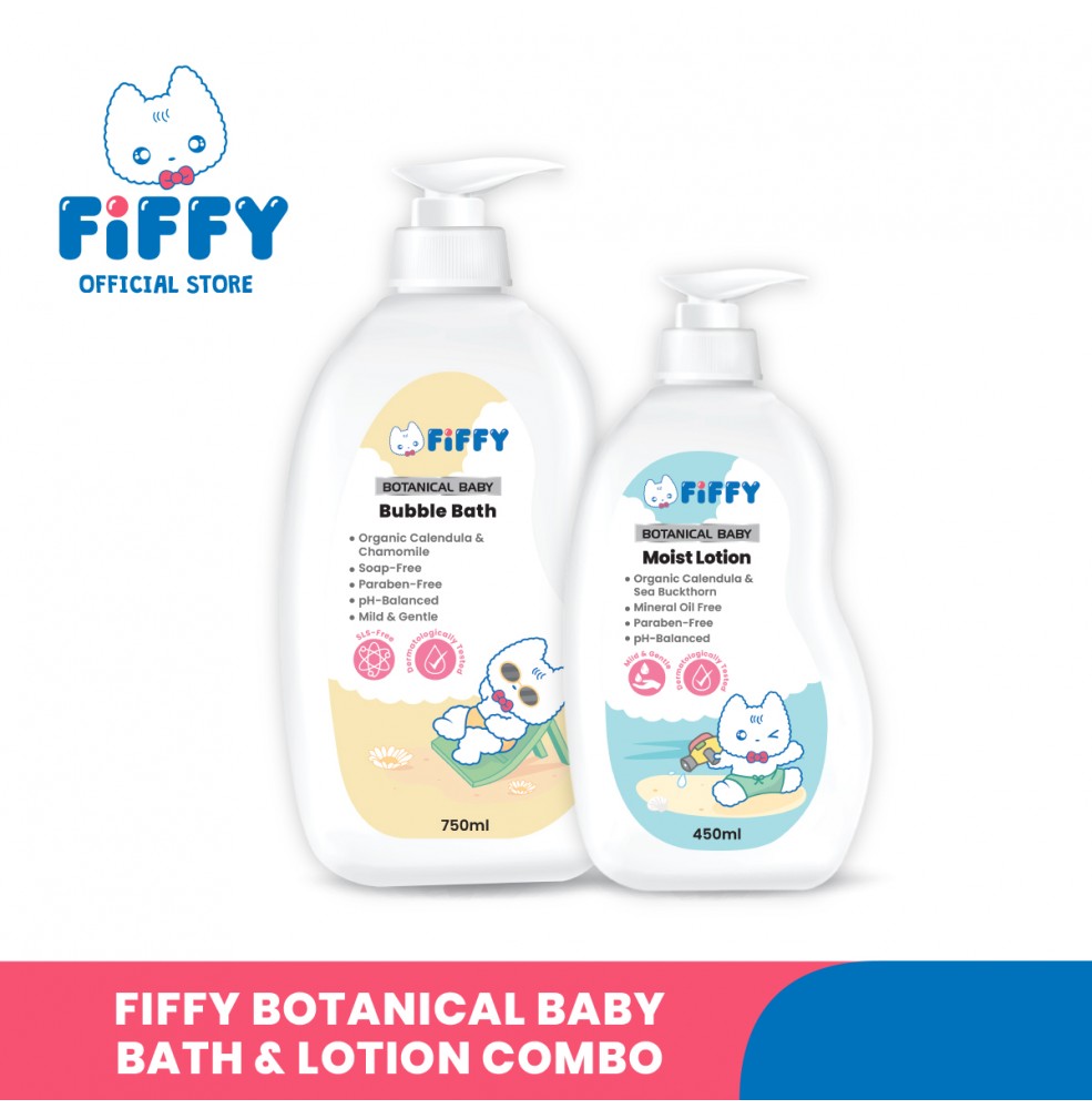 FIFFY BOTANICAL BABY BATH & LOTION COMBO