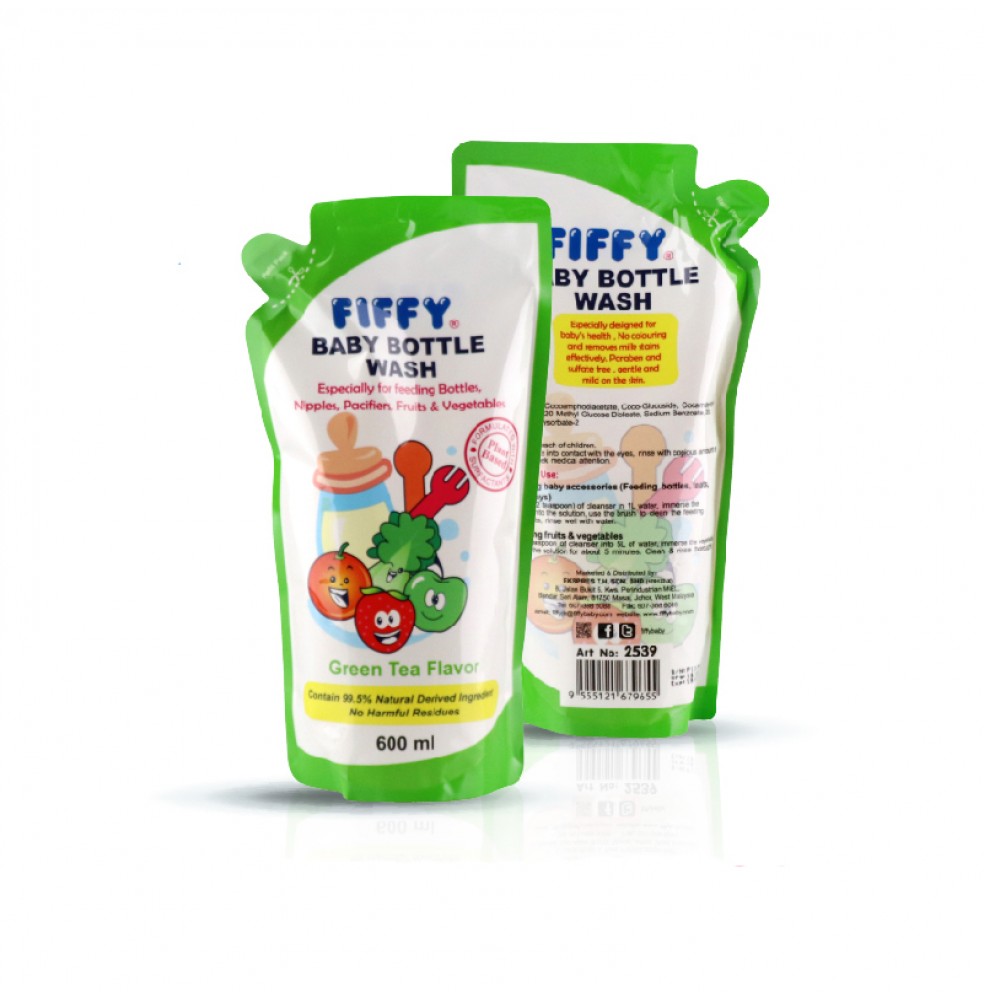 FIFFY BABY LIQUID CLEANSER REFILL PACK GREEN TEA FLAVOR ...