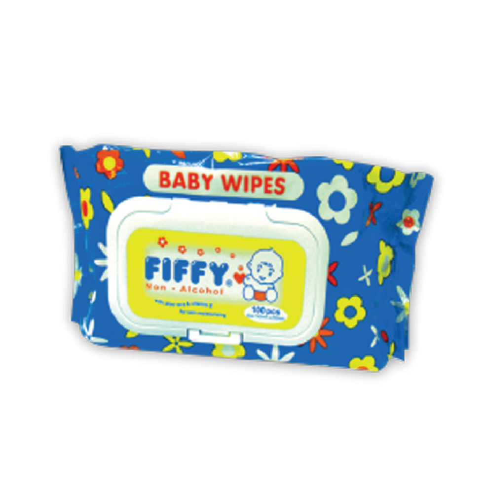 Health & Baby Care - FIFFY BABY WIPES BLUE 100 S